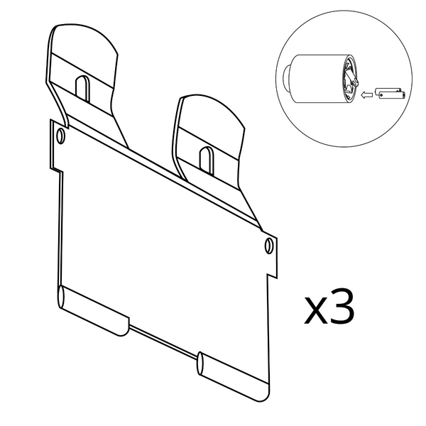 Battery cover for Thermostatic Head | Netatmo